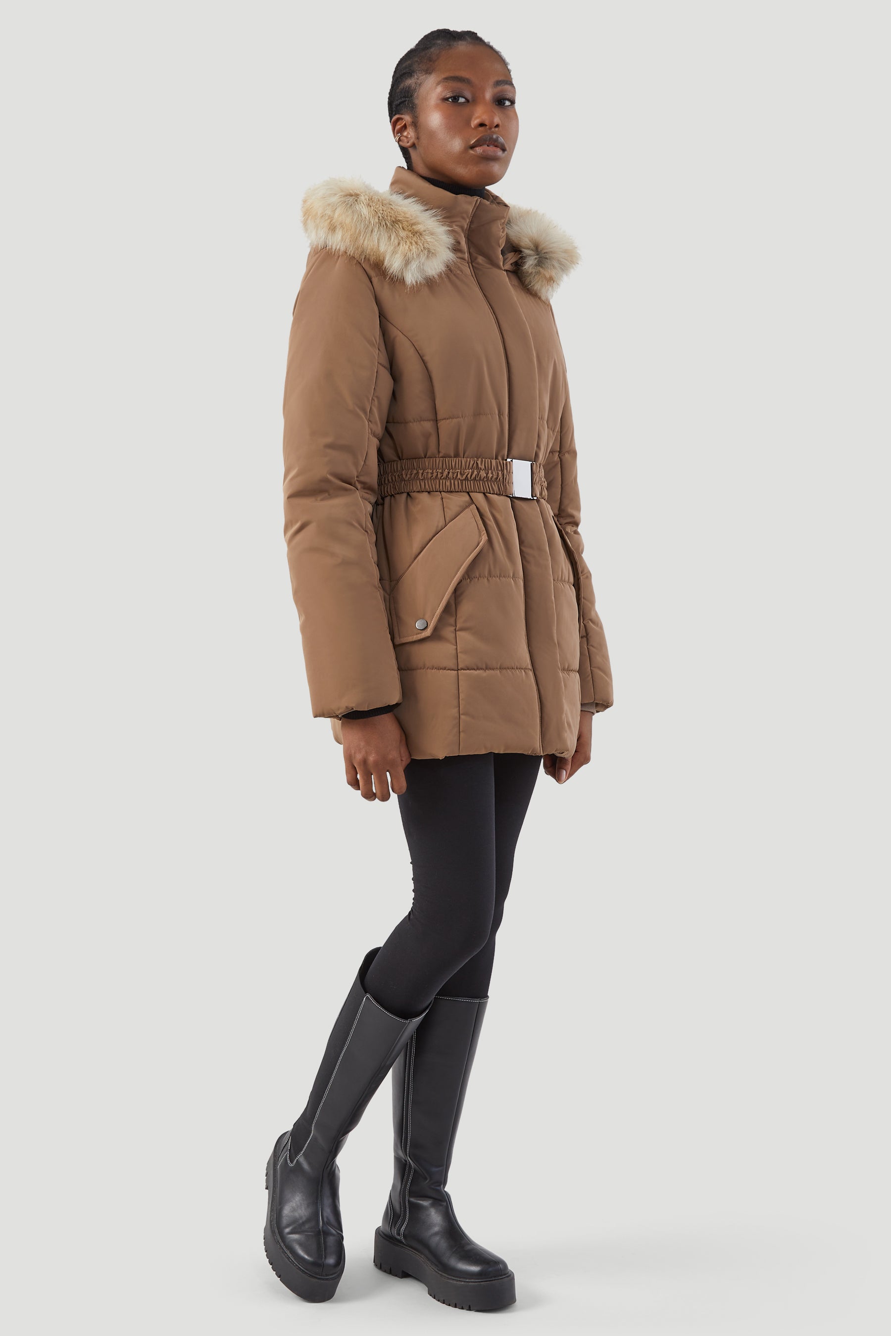 ROROS BELTED PADDED JACKET – KALDTVAER